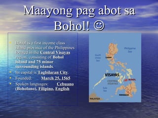 BOHOL | PPT