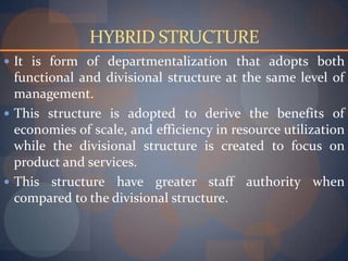 organizational structures | PPTX