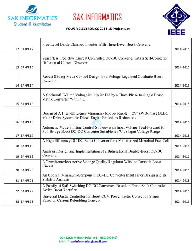 M.tech eee list 2014 15 | PDF