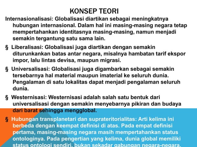 Globalization Theory | PPT