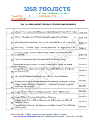 M.tech dip&dsp-14-15 | PDF