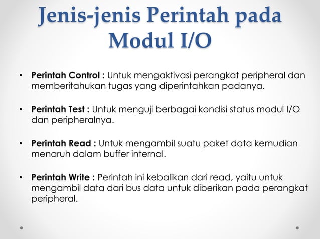 Modul I/O by MRobbyF | PPTX