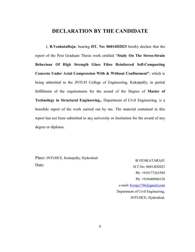 M.tech thesis | PDF | Civil Engineering Industry | Industries