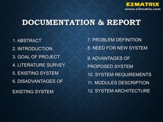 M Tech Projects List | PPTX | Computer Networking | Computing