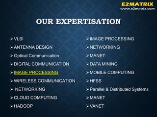 M Tech Projects List | PPTX | Computer Networking | Computing