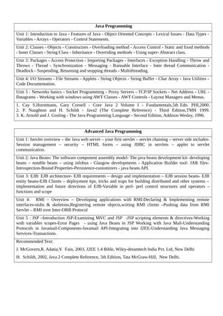 MSc CST (5yr Integrated Course ) Syllabus - Madras University | PDF