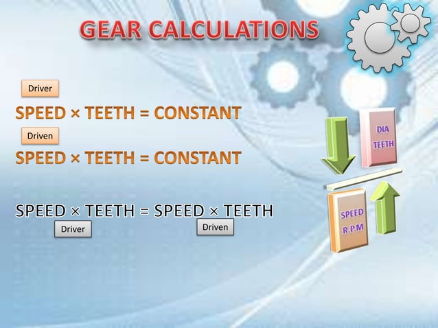 Gears & its types. | PPT