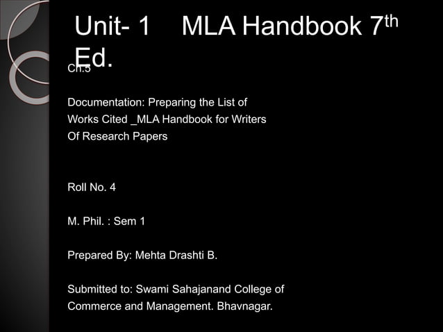 Documentation- Work Citation | PPTX | Publishing Industry | Industries