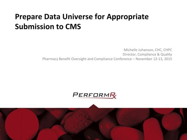 CMS Program Audit Universe Preparation M. Juhanson | PPT