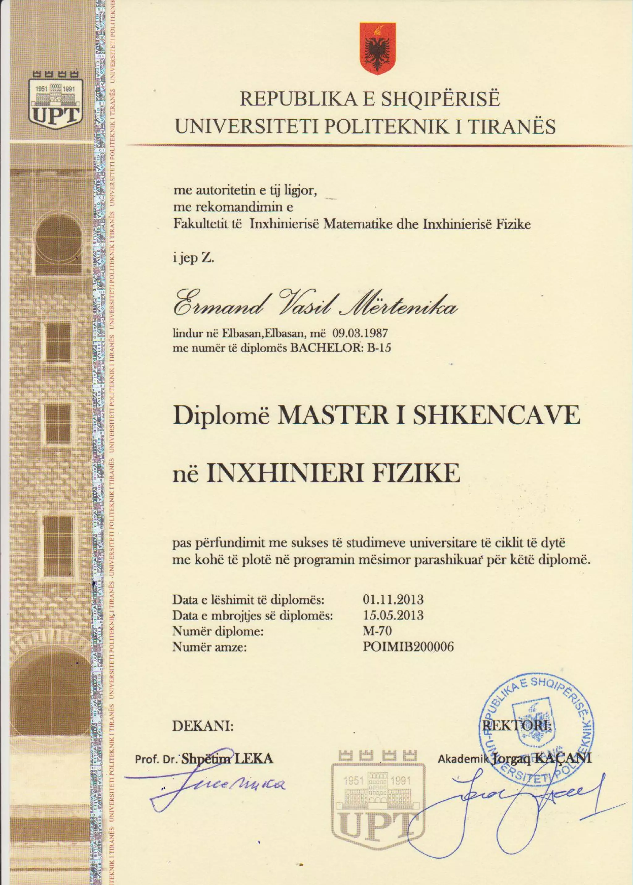Master of Science - Engineering Physics - Electronics | PDF