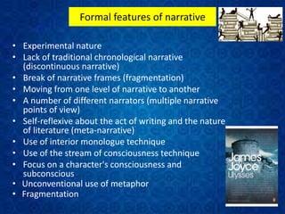 Overview of Modernist Literature- | PPTX