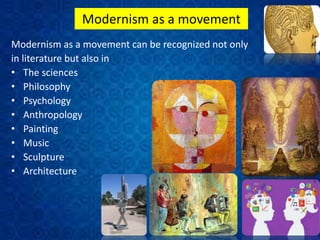 Overview of Modernist Literature- | PPTX