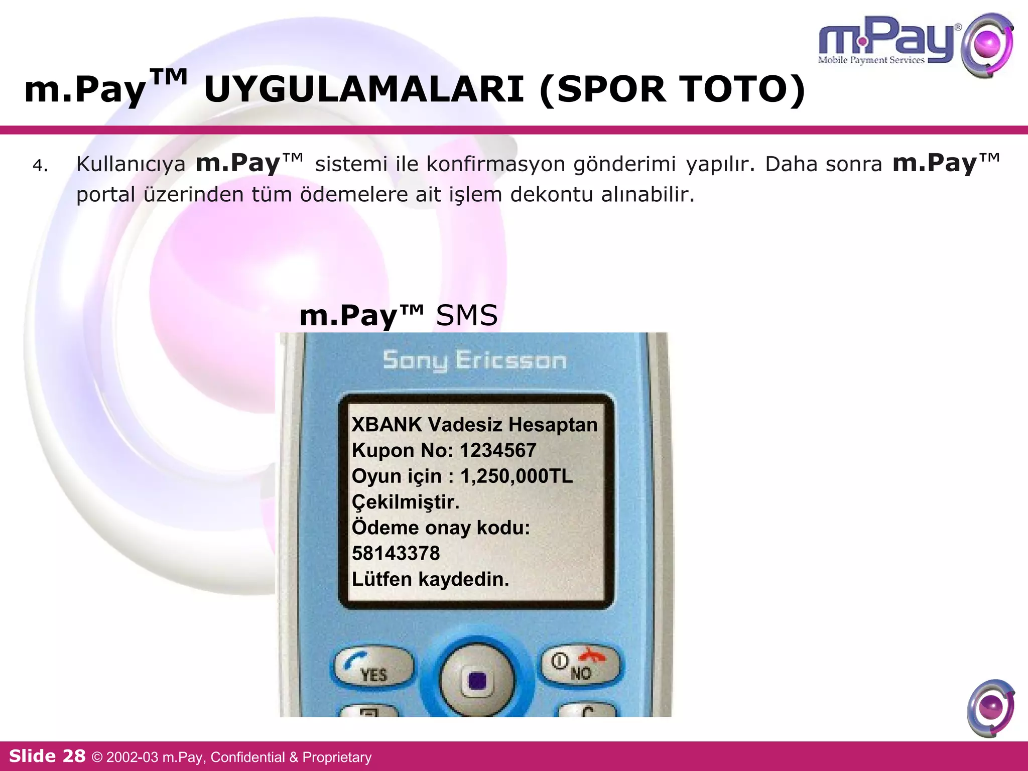 M.pay Presentation - M.pay Sunumu | PPT