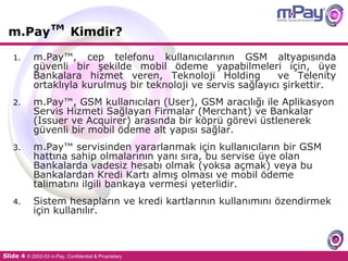 M.pay Presentation - M.pay Sunumu | PPT