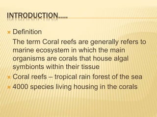 coral reef ecosystem (1554655) | PPTX