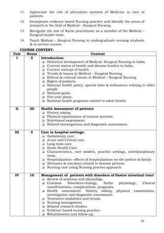 M.sc. nursing-syllabus | PDF