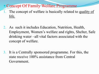 Health & Family Welfare | PPTX