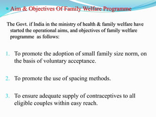 Health & Family Welfare | PPTX