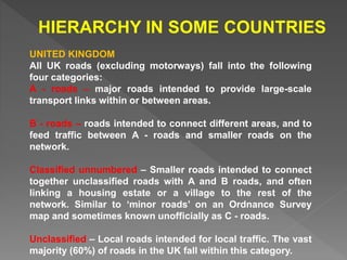 AN M.ENG PRESENTATION ON ROAD NETWORK | PPTX
