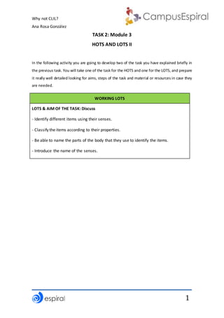 M.3 Developing hots and lots | DOCX