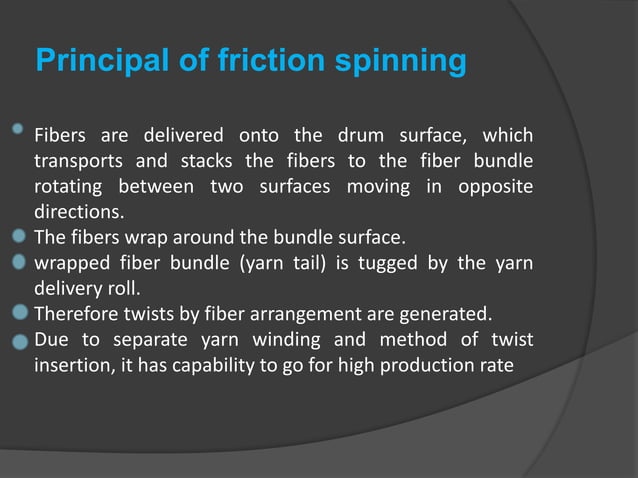 Friction Spinning | PPTX