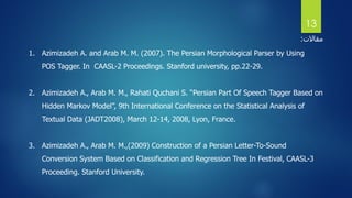 Mohammad Mahdi Arab Fasi Resume | PPT