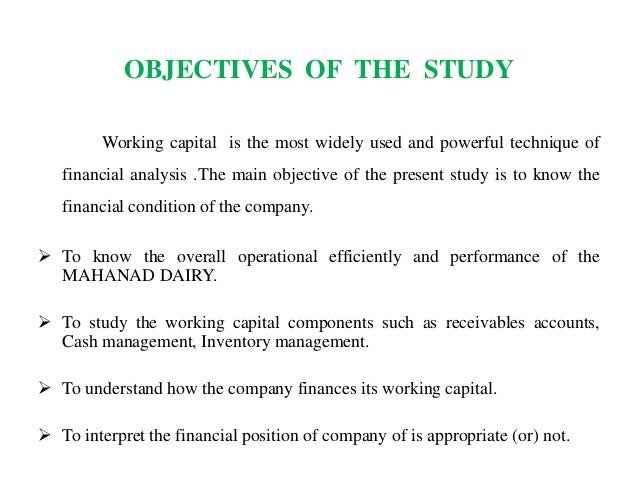 A Project On Working Capital Management a-project-on-working-capital-management