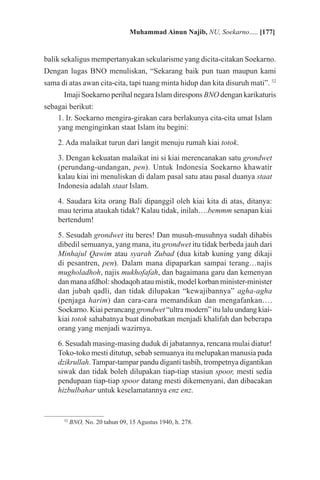 NU, SOEKARNO, DAN STAAT ISLAM WACANA NEGARA ISLAM DALAM BERITA NAHDLATOEL OELAMA (BNO) | PDF