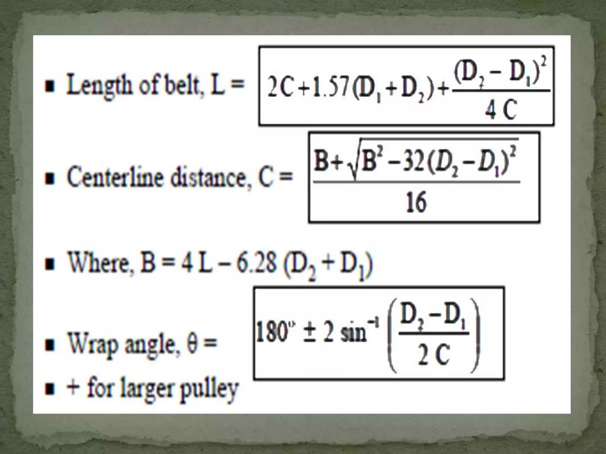 Belt and Rope drives | PPTX