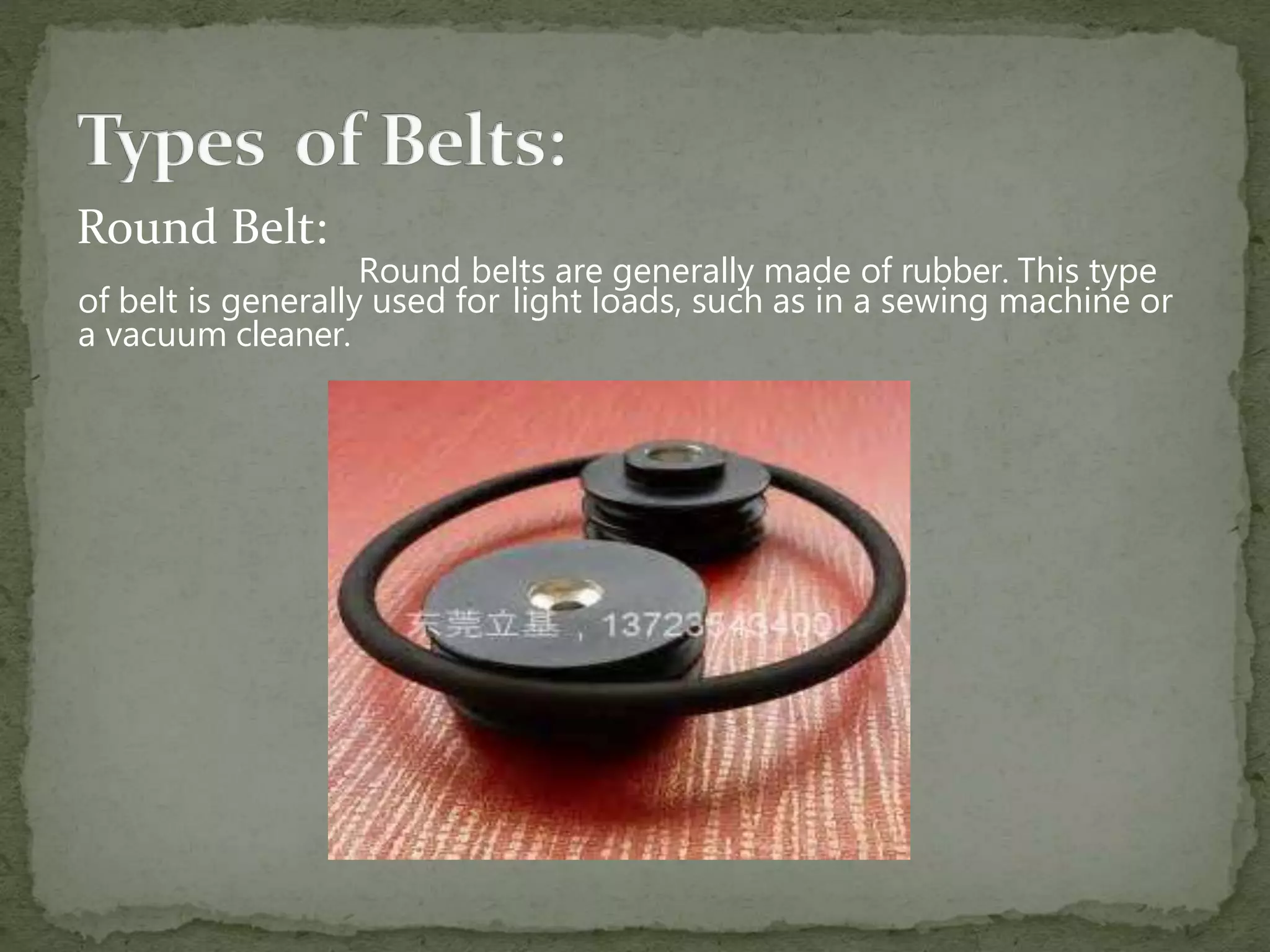 Belt and Rope drives | PPTX