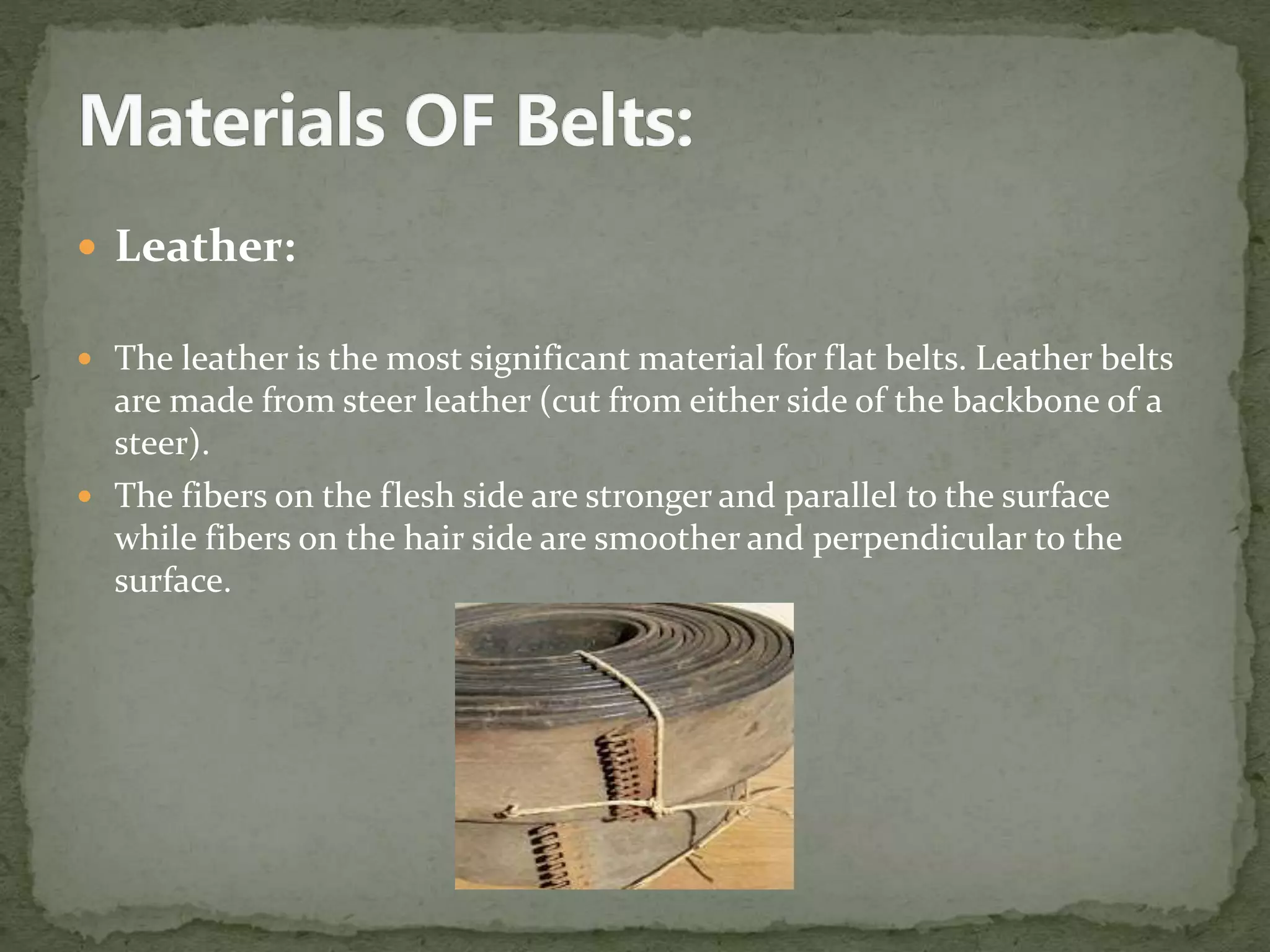 Belt and Rope drives | PPTX