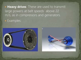 Belt and Rope drives | PPTX