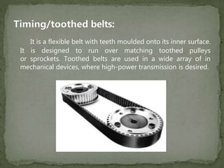 Belt and Rope drives | PPTX