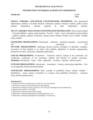 M.tech. mechanical engineering 2016 17 | PDF