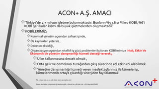 ACON PLUS TANITIM | PPTX