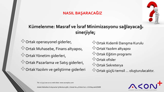 ACON PLUS TANITIM | PPTX