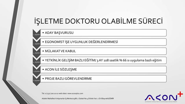 ACON PLUS TANITIM | PPTX