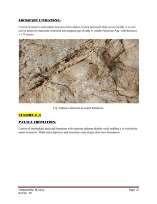M.ishaq field reportoka2 | PDF | Geology | Science