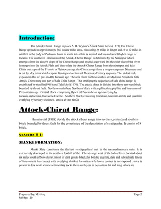 M.ishaq field reportoka2 | PDF | Geology | Science