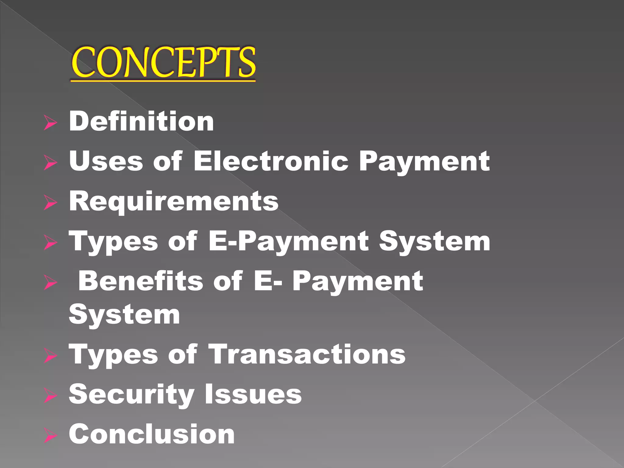 e payment system ppt | PPTX