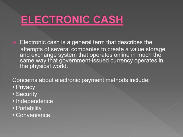 e payment system ppt | PPTX