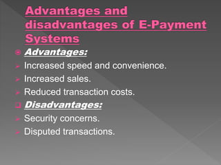 e payment system ppt | PPTX