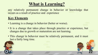 Meaning & Process of Learning | PPT