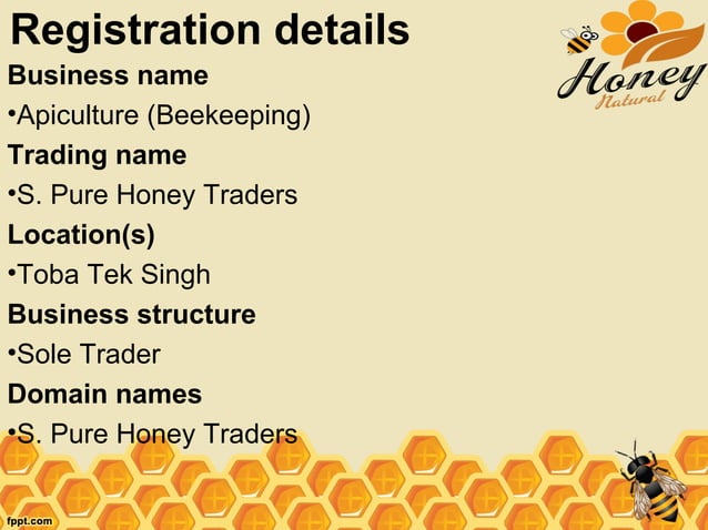 Beekeeping Business plan | PPT | Beekeeping | Hobbies & Interests