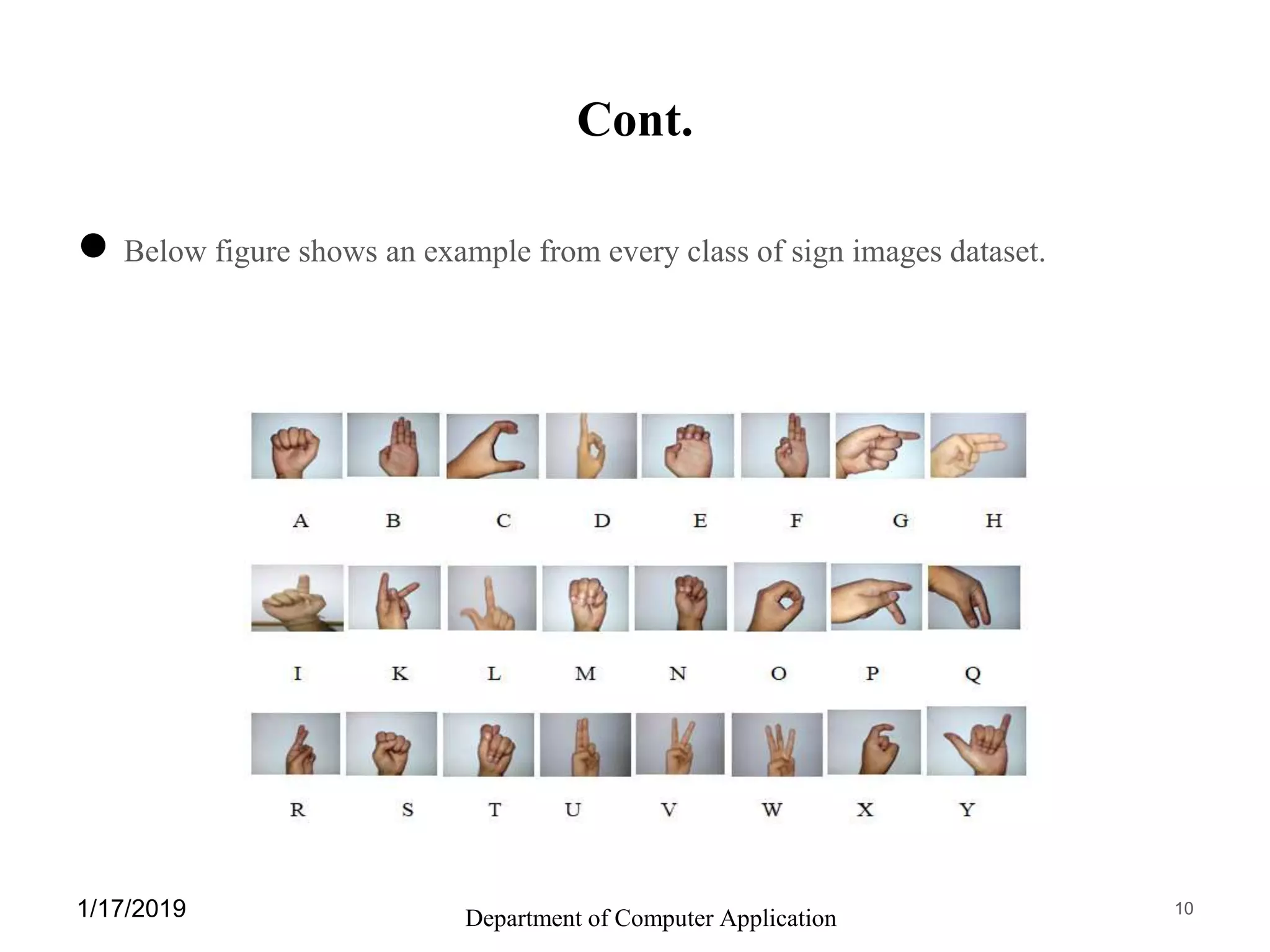 Sign Language Recognition based on Hands symbols Classification | PPTX