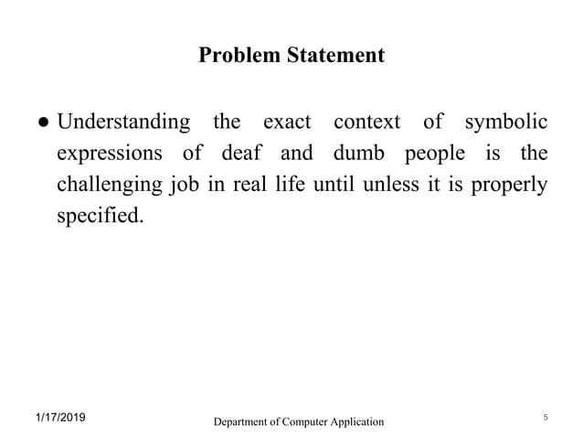 Sign Language Recognition based on Hands symbols Classification | PPTX