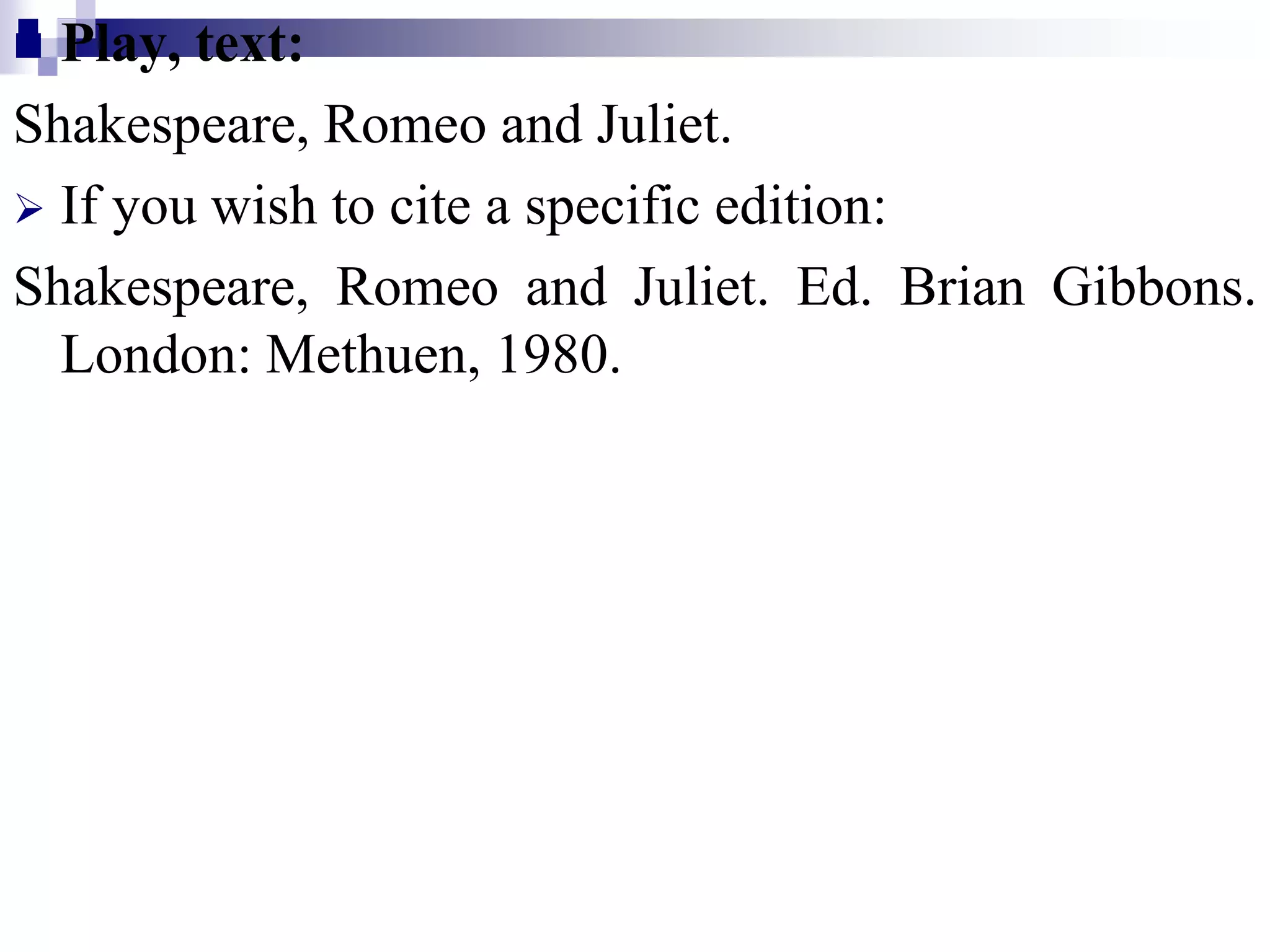 MLA works cited list | PPT