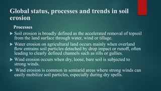 Global soil status, processes and trends | PPT