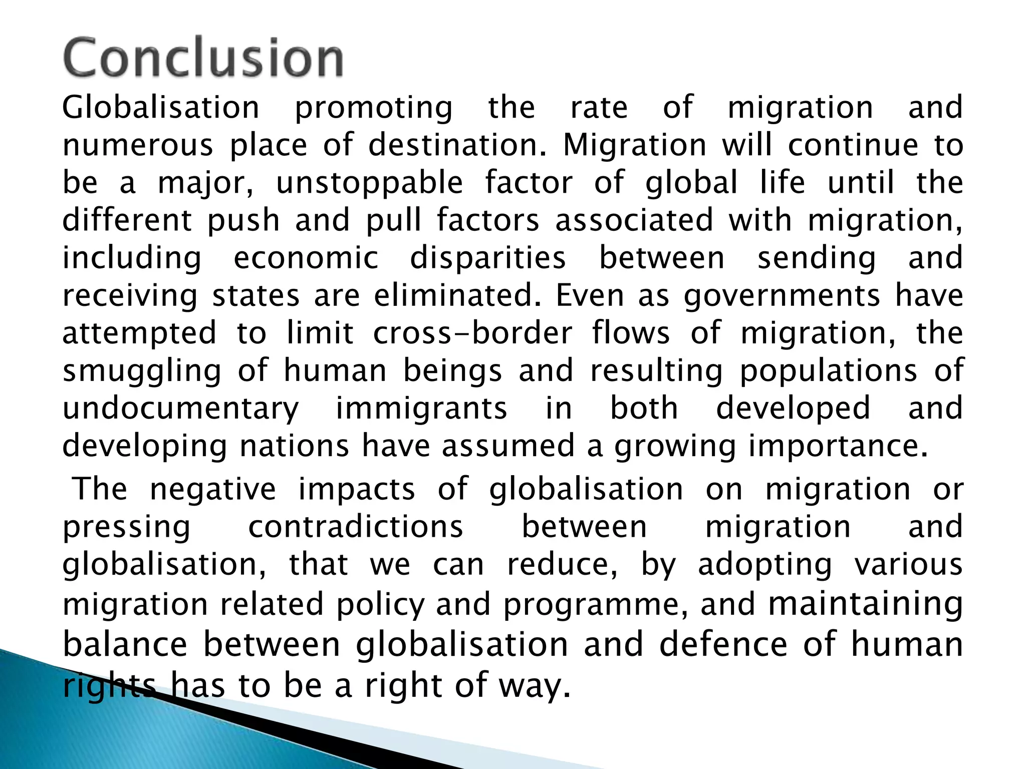globalisation and migration (IIPS,Mumbai) | PPTX