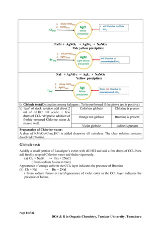M.sc. laboratory manual organic chemistry binary mixture seprations | PDF